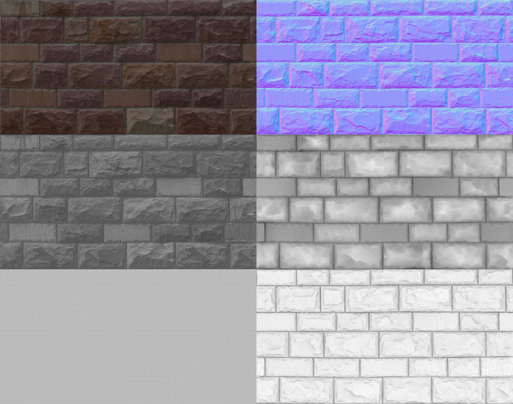 FREE: Limestone Blocks Wall Scanned PBR Textures 100x200cm - exorbitart ...