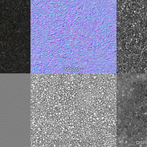 Scanned Seamless Big River Gravel PBR Texture 3x3m - exorbitart.shop Scanned Seamless Big River Gravel PBR Texture 3x3m - exorbitart.shop