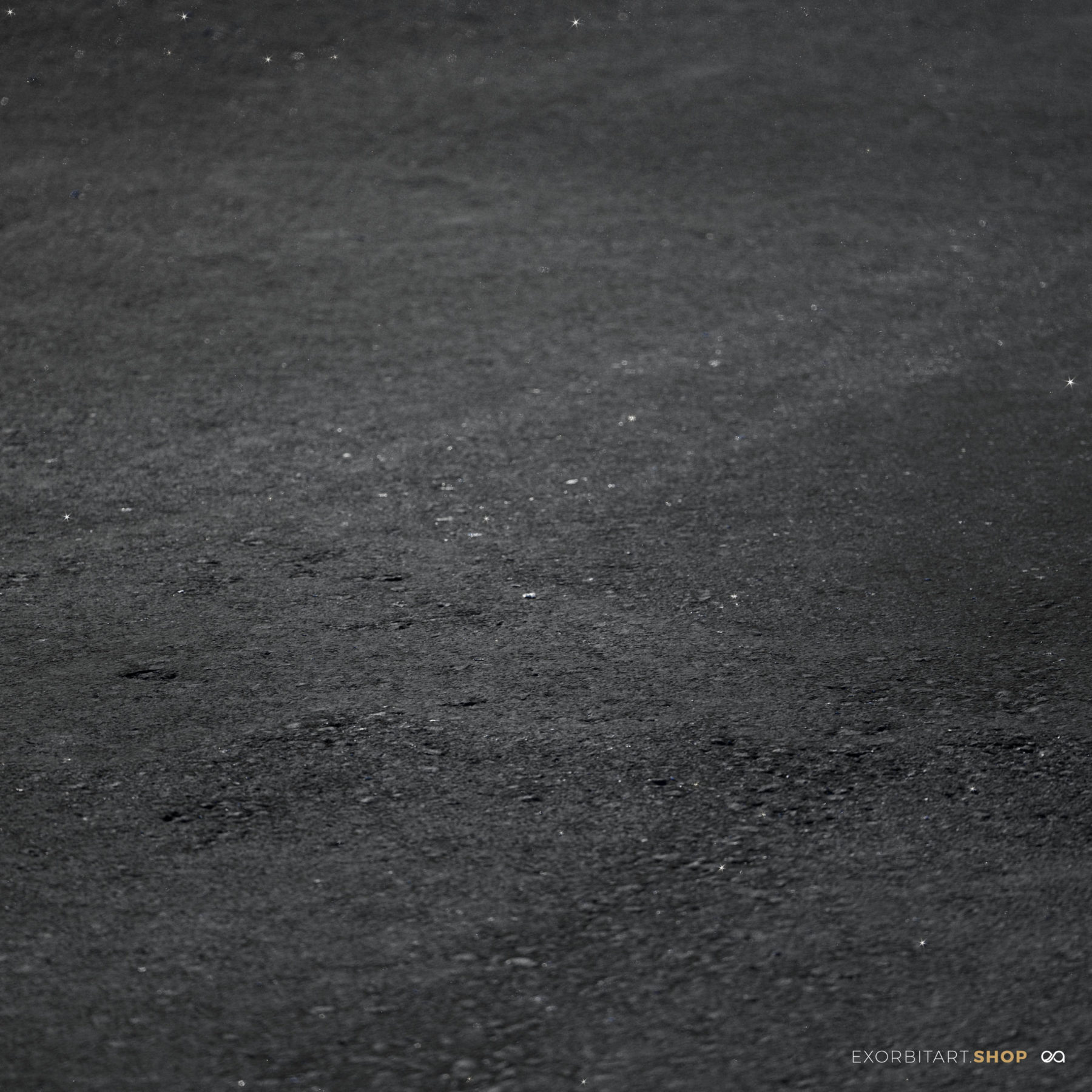 Scanned Seamless New Dark Aspahlt Road PBR Texture