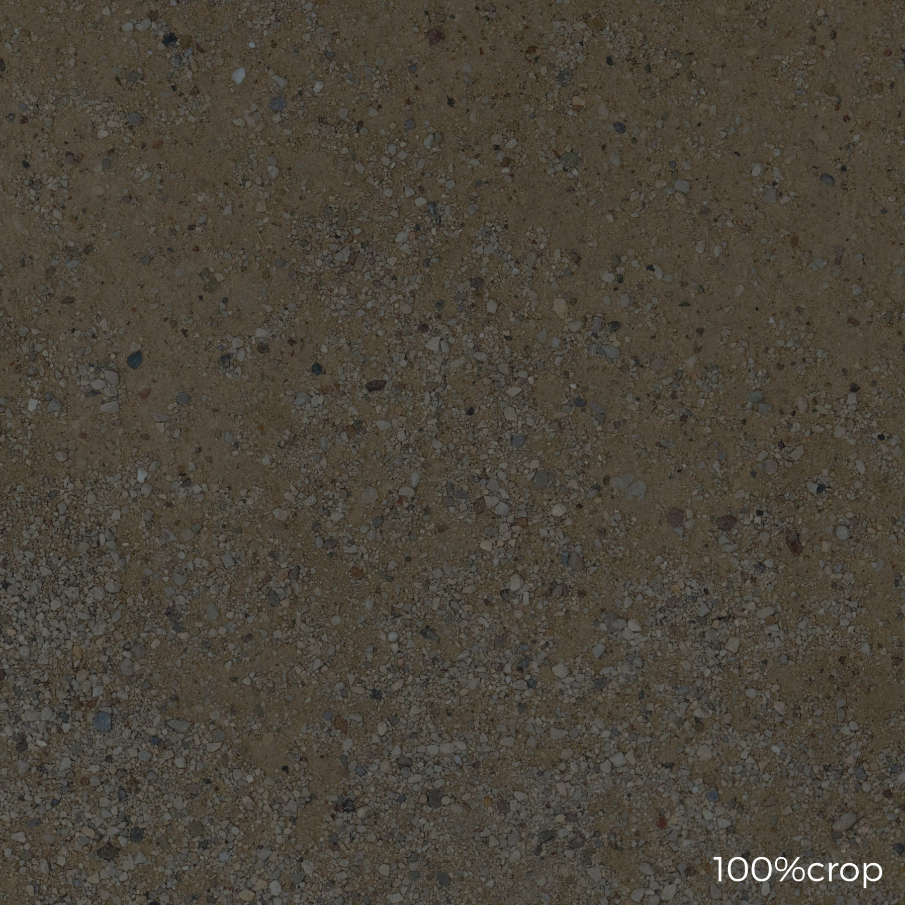 Scanned Seamless Small Gravel Soil PBR Texture