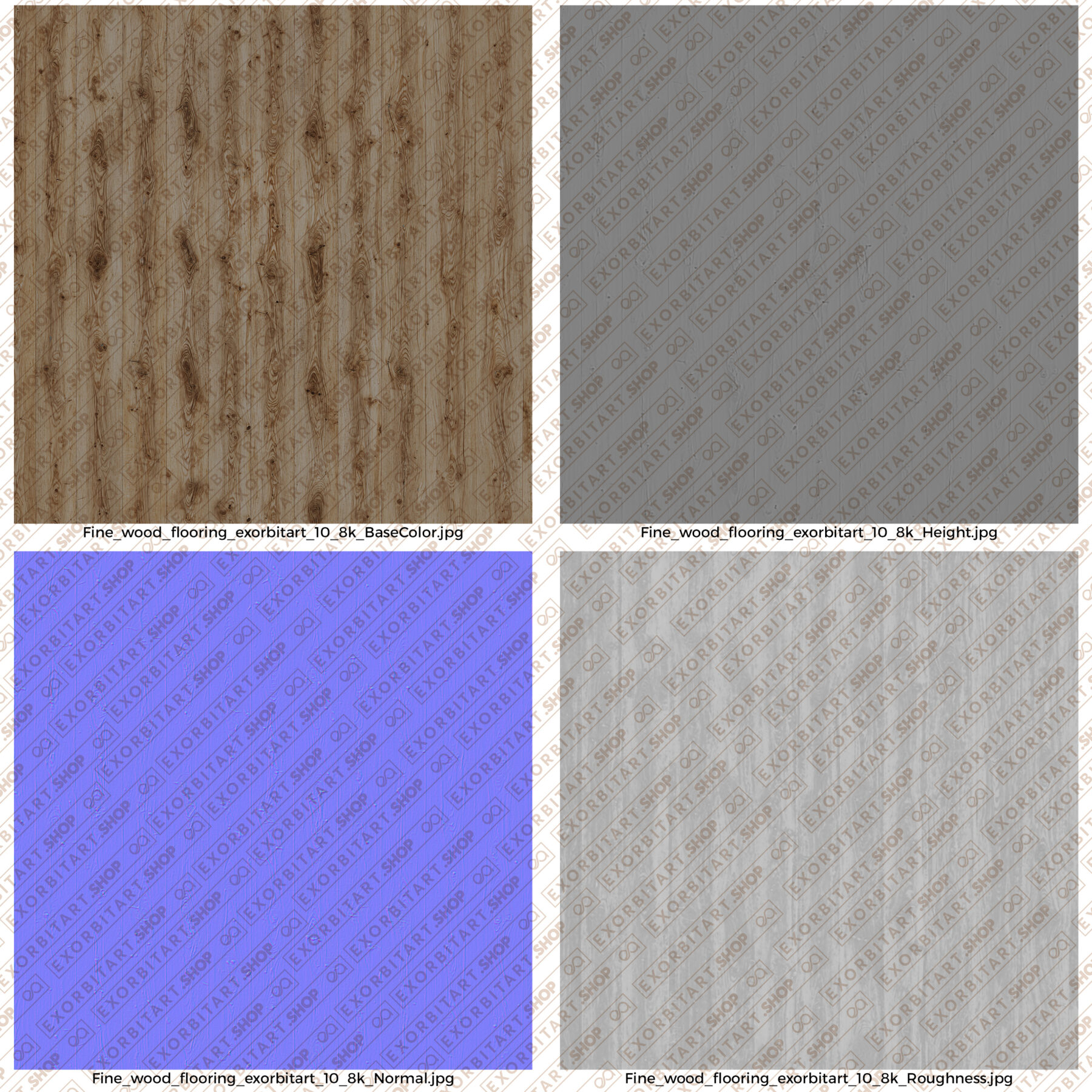 Fine Interior Wood Flooring Texture 10