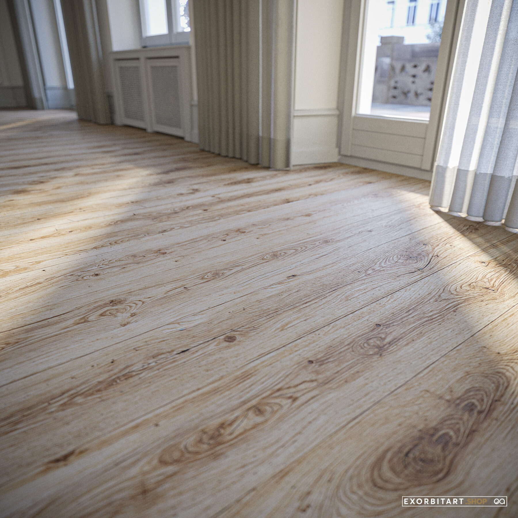 Fine Interior Wood Flooring Texture 10