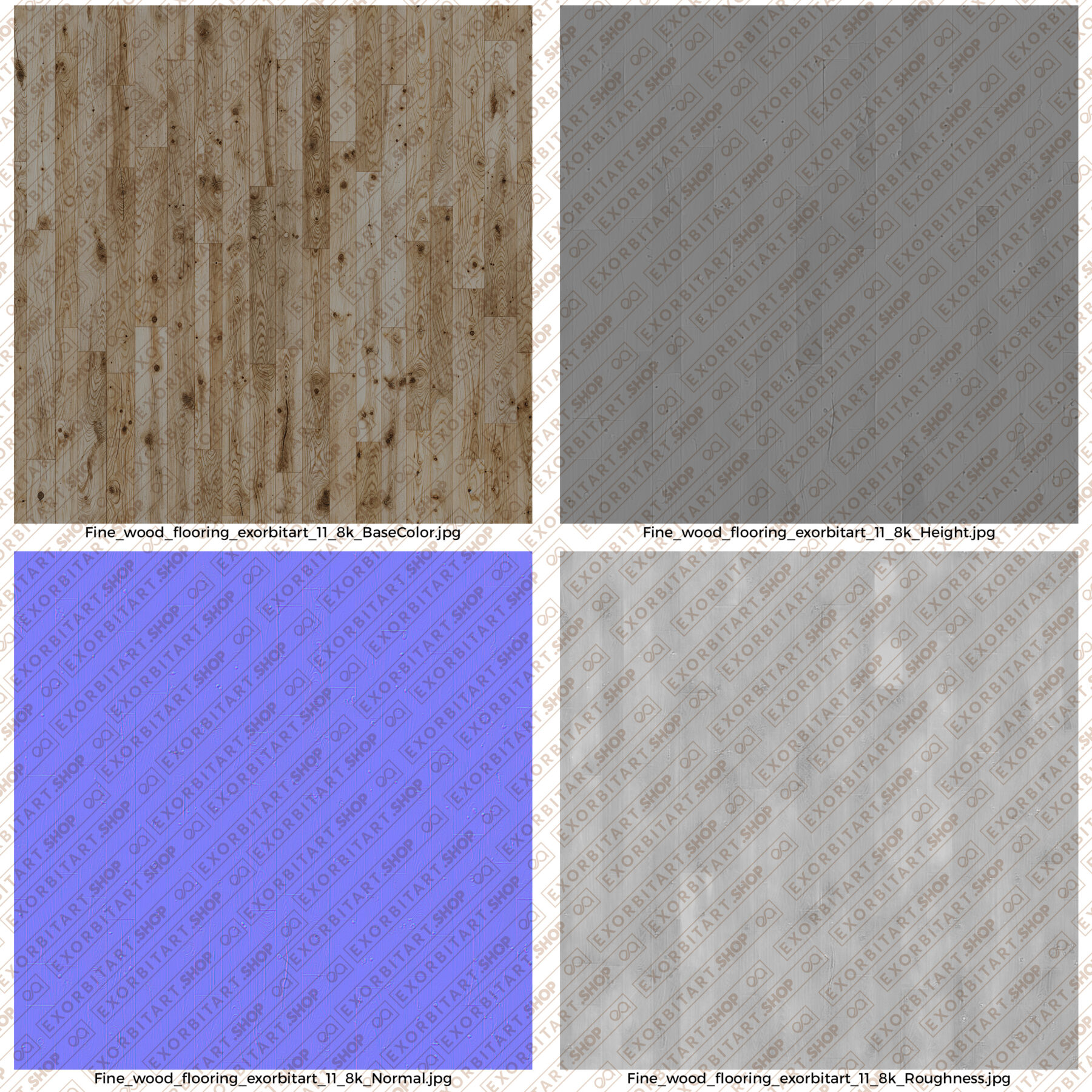 Fine Interior Wood Flooring Texture 11