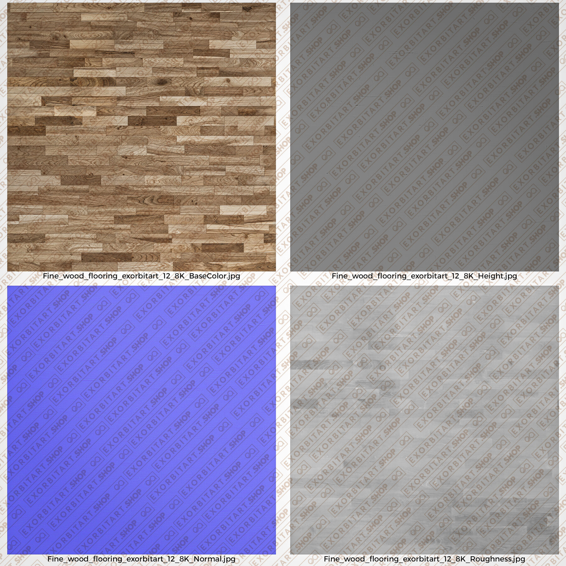 Fine Interior Wood Flooring Texture 12