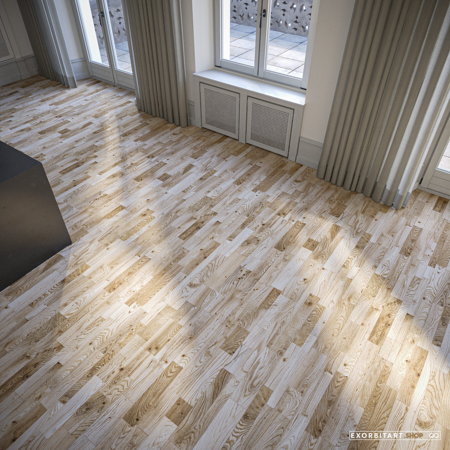 Fine Interior Wood Flooring Texture 2