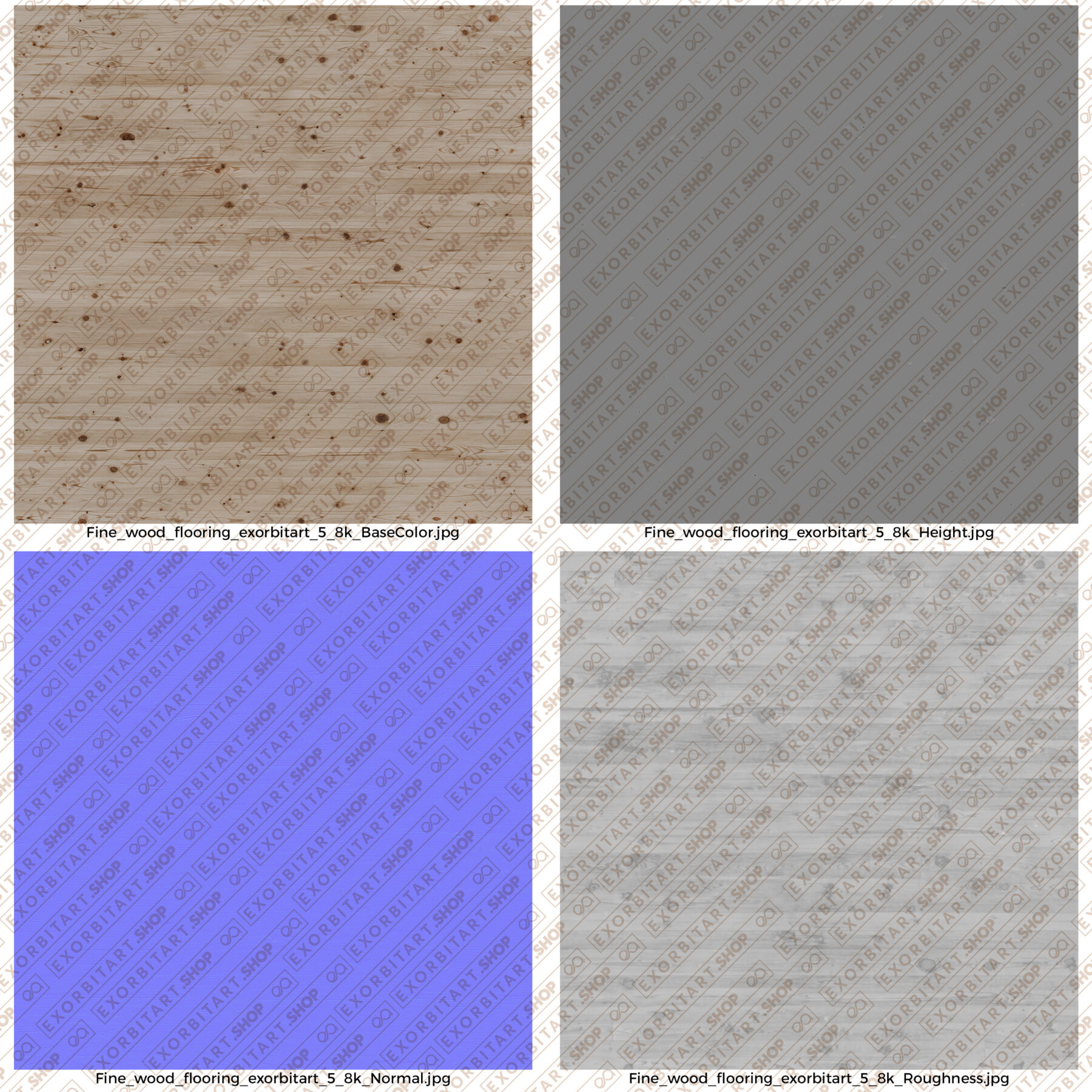 Fine Interior Wood Flooring Texture 5