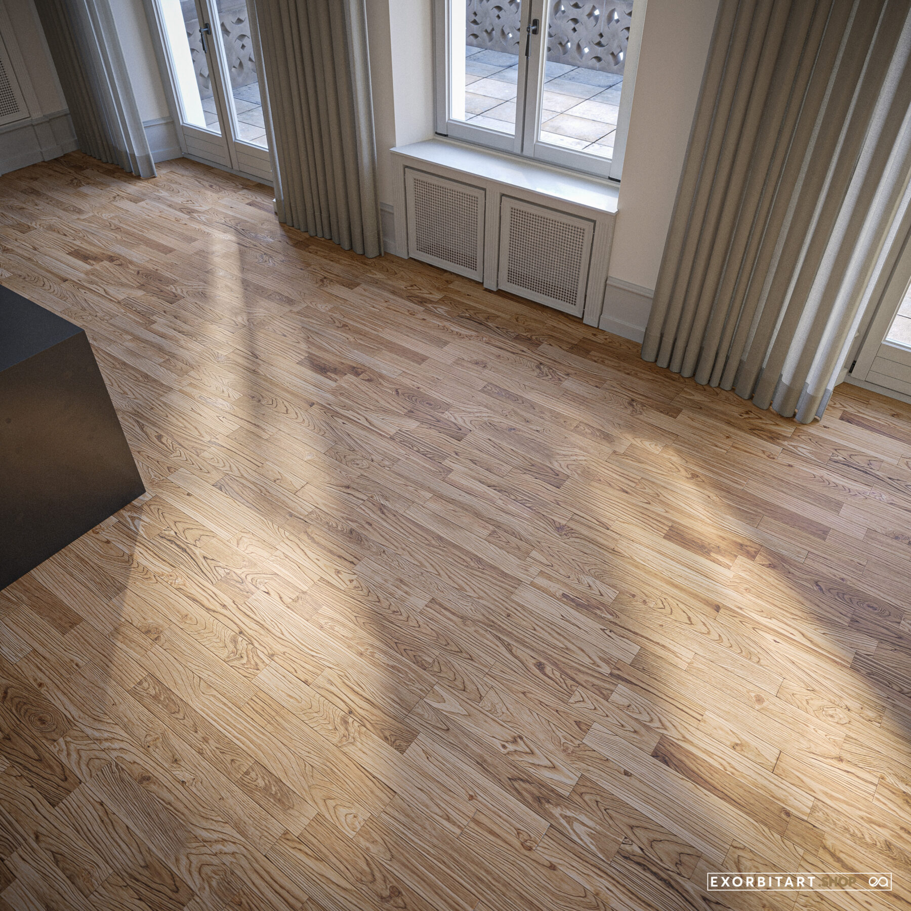 Fine Interior Wood Flooring Texture 8