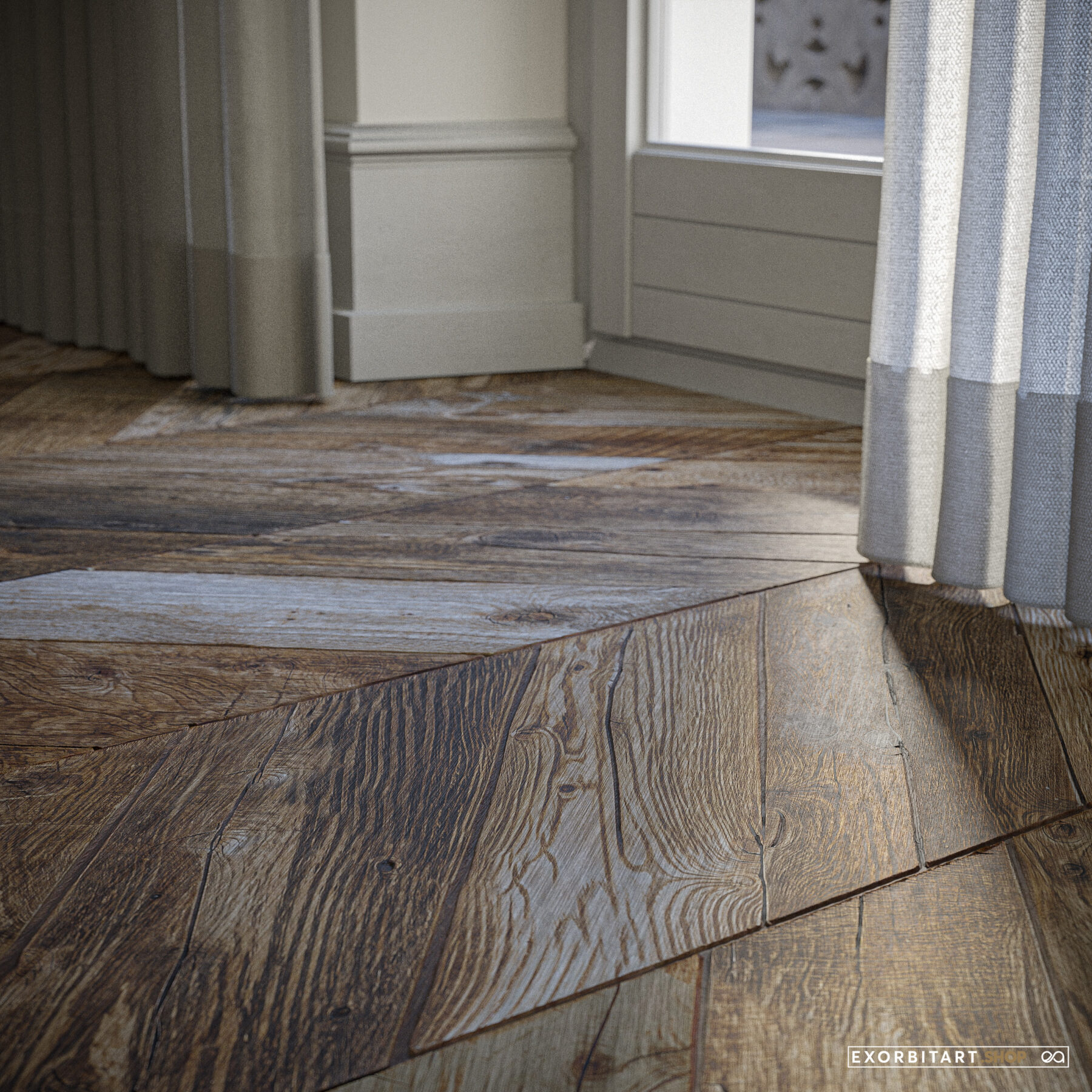 Fine Interior Wood Flooring Texture 9