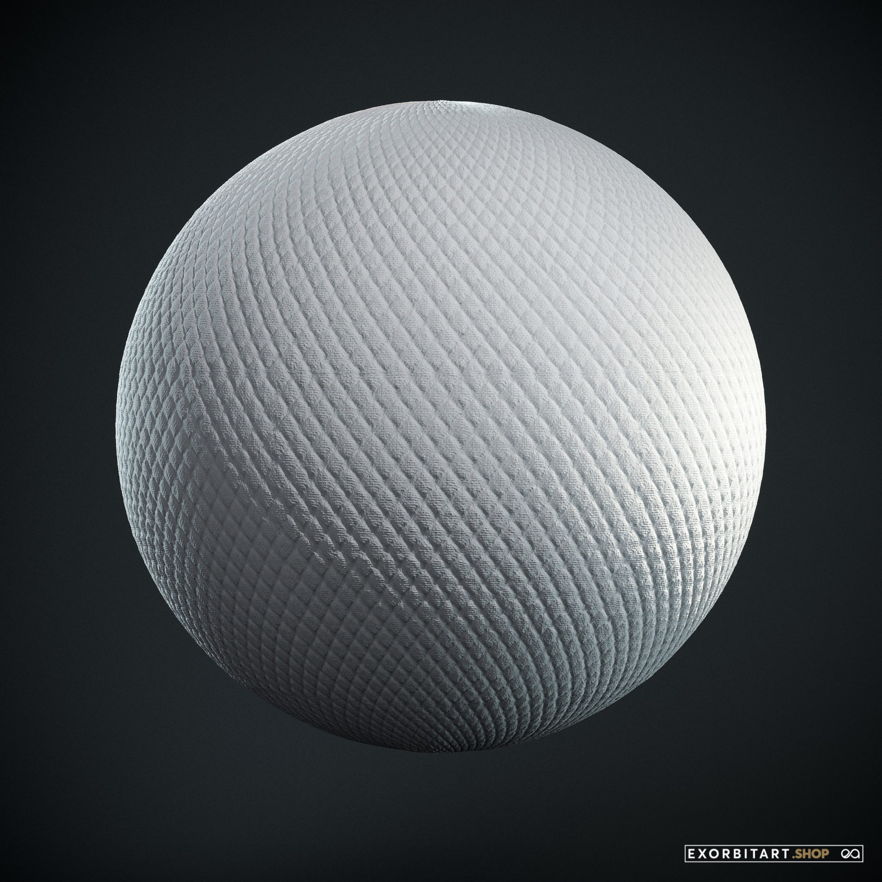 Fabric Kvadrat Mosaic PBR Texture 13x13cm