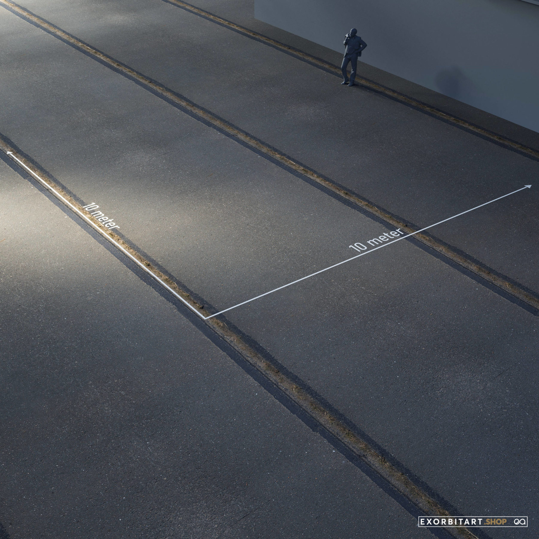 Large Road PBR Texture