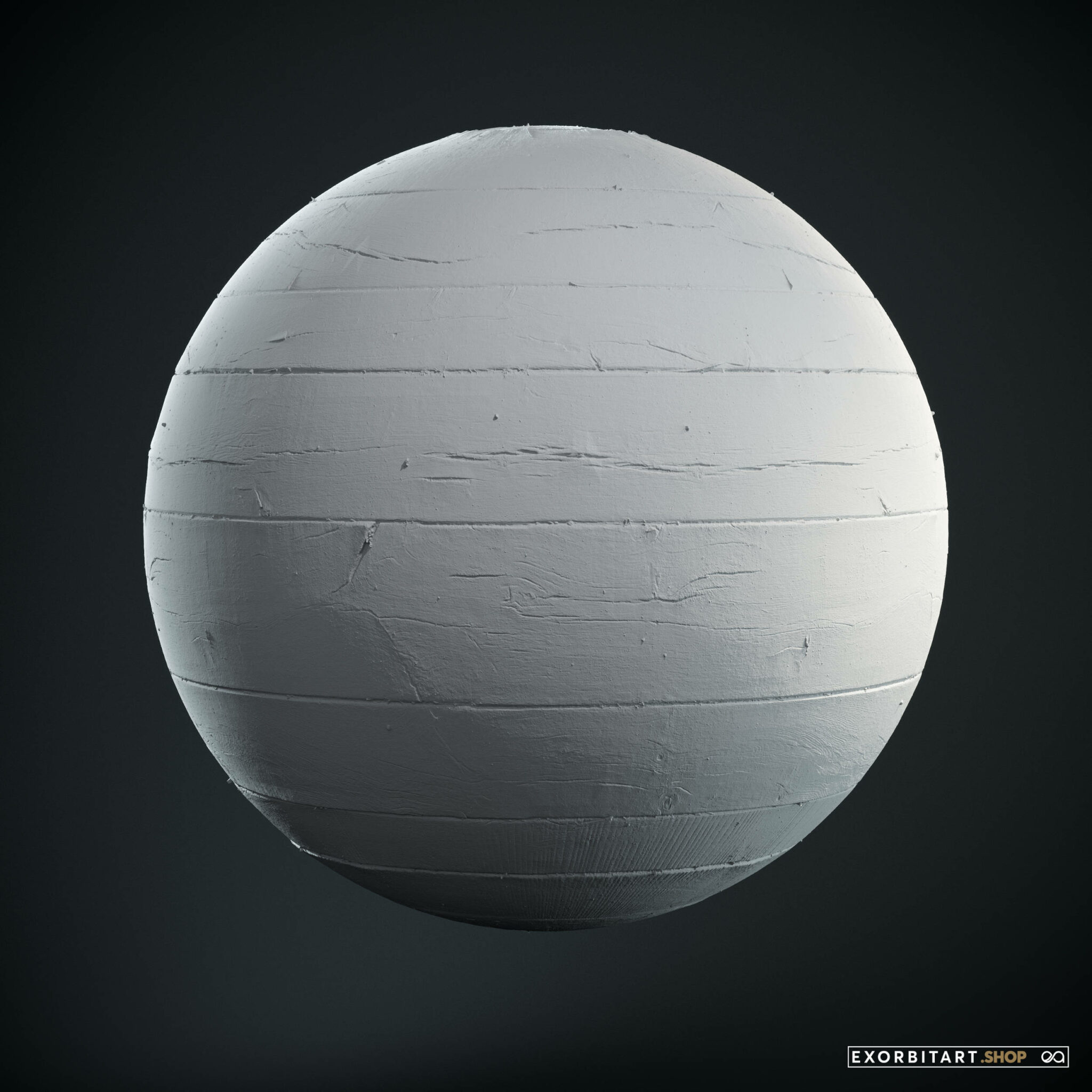 Massive Wood Planks PBR Texture 400x400 cm