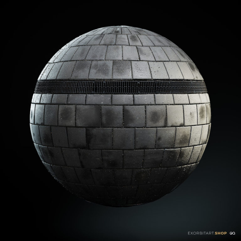 FREE: Limestone Blocks Wall Scanned PBR Textures 100x200cm - exorbitart ...