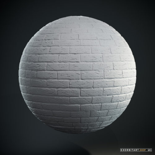 Modern Red Brick PBR Texture 320x224cm