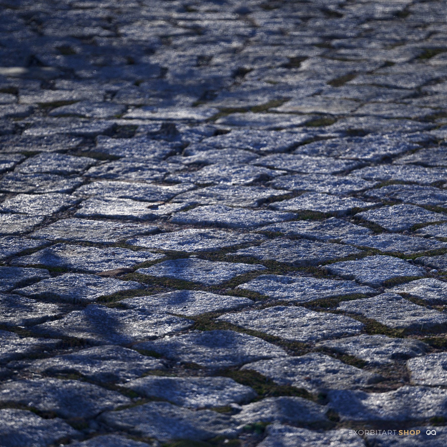 New Cobblestone - Scanned PBR Textures 280x280cm - exorbitart.shop