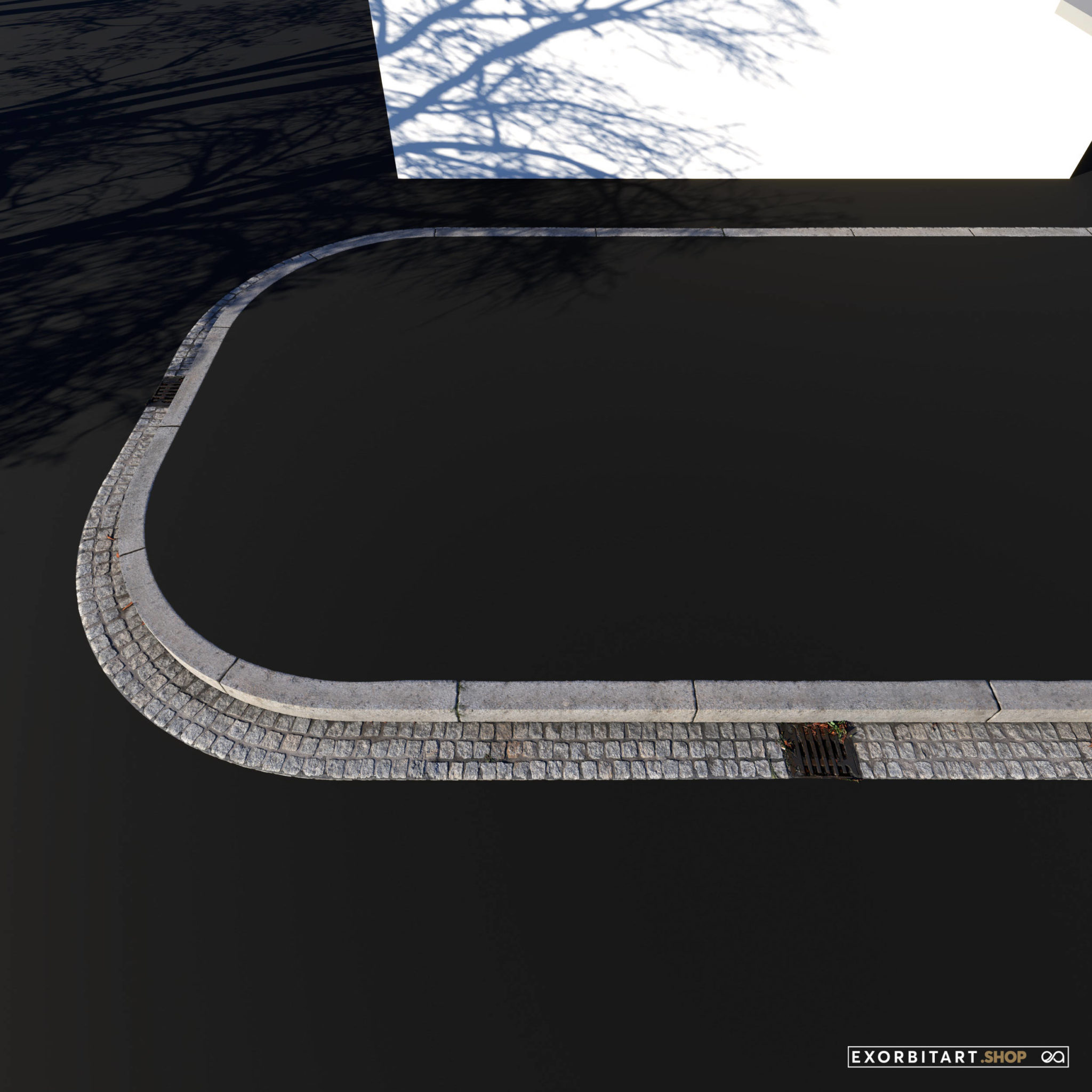 Road Border Pack PBR Texture