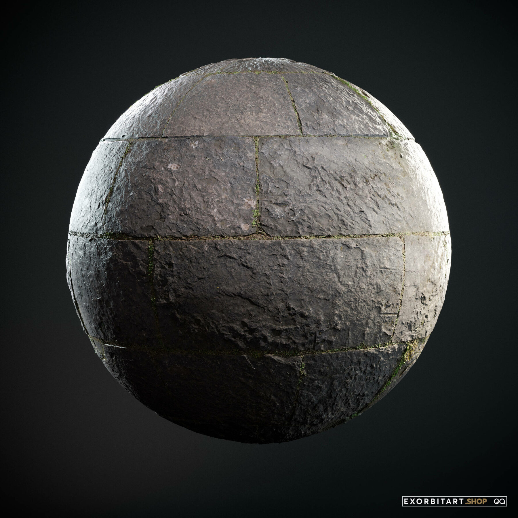 Patched Road Asphalt PBR Texture
