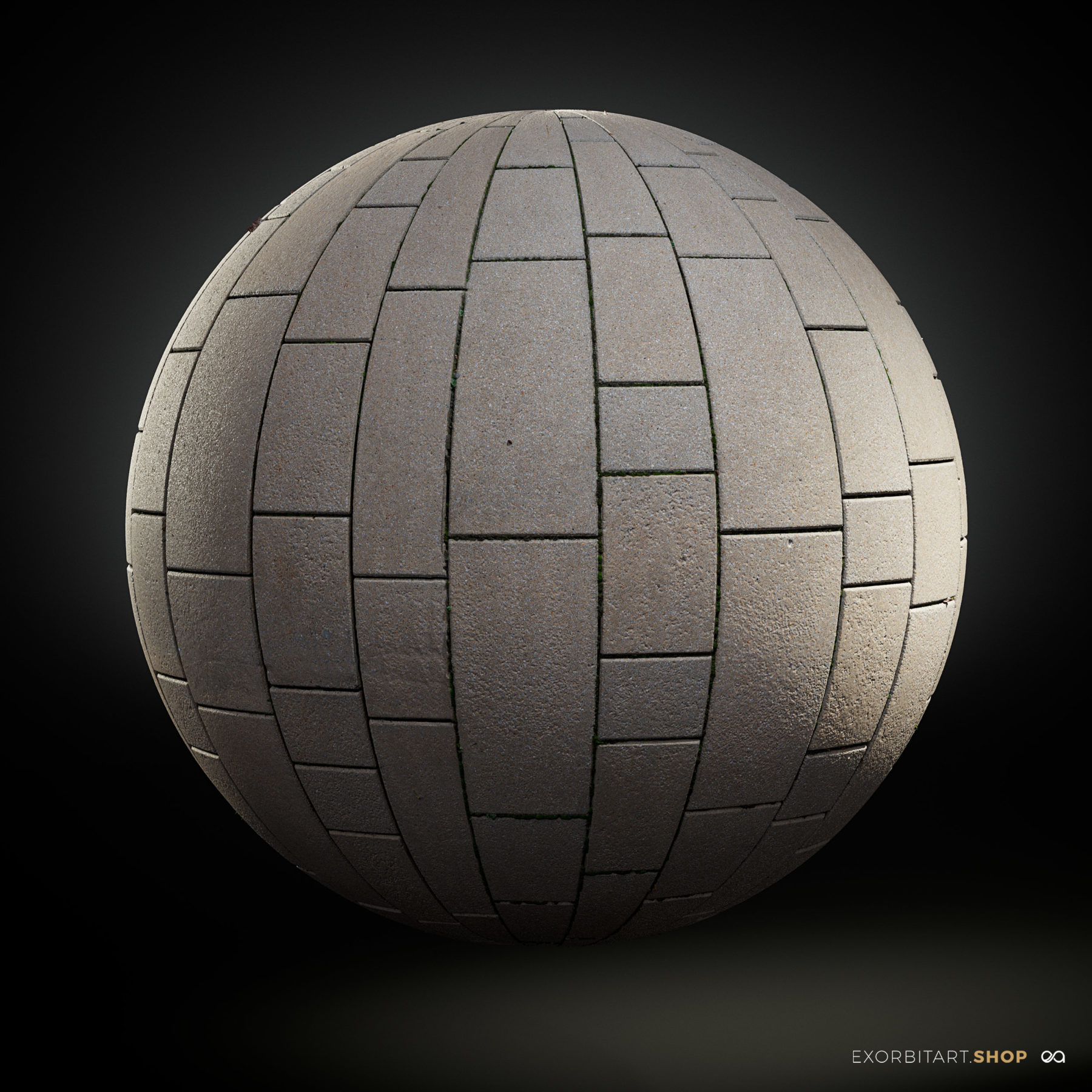 FREE: Limestone Blocks Wall Scanned PBR Textures 100x200cm - exorbitart ...