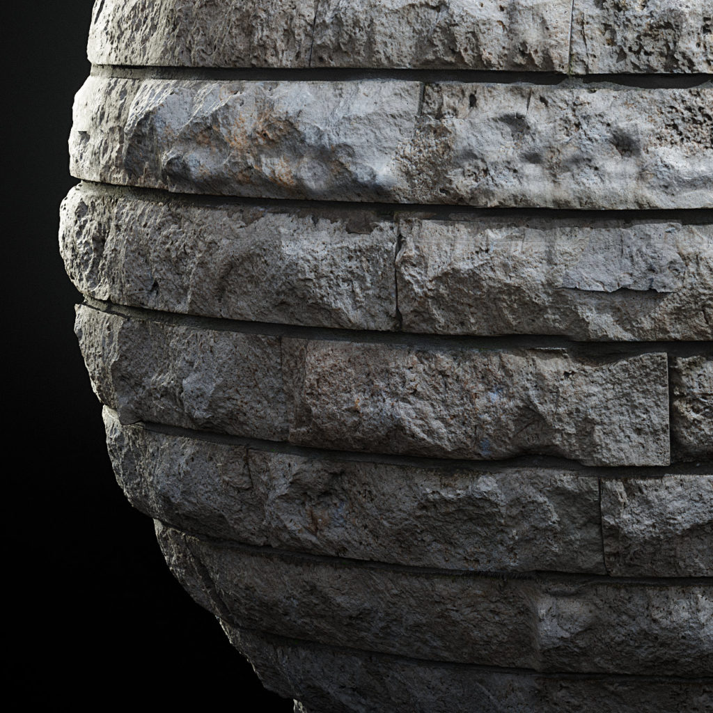 Gabion Stone Wall Scanned PBR Textures 150x150cm - exorbitart.shop