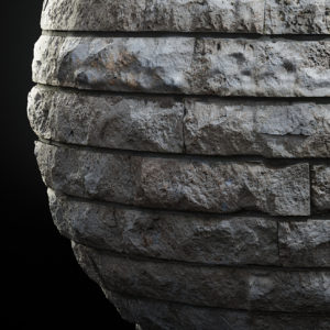 Gabion Wall Large PBR Texture 720x200cm