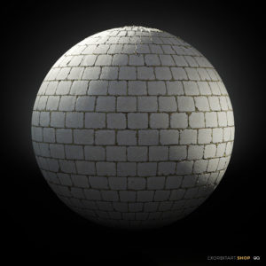 FREE: Limestone Blocks Wall Scanned PBR Textures 100x200cm - exorbitart ...