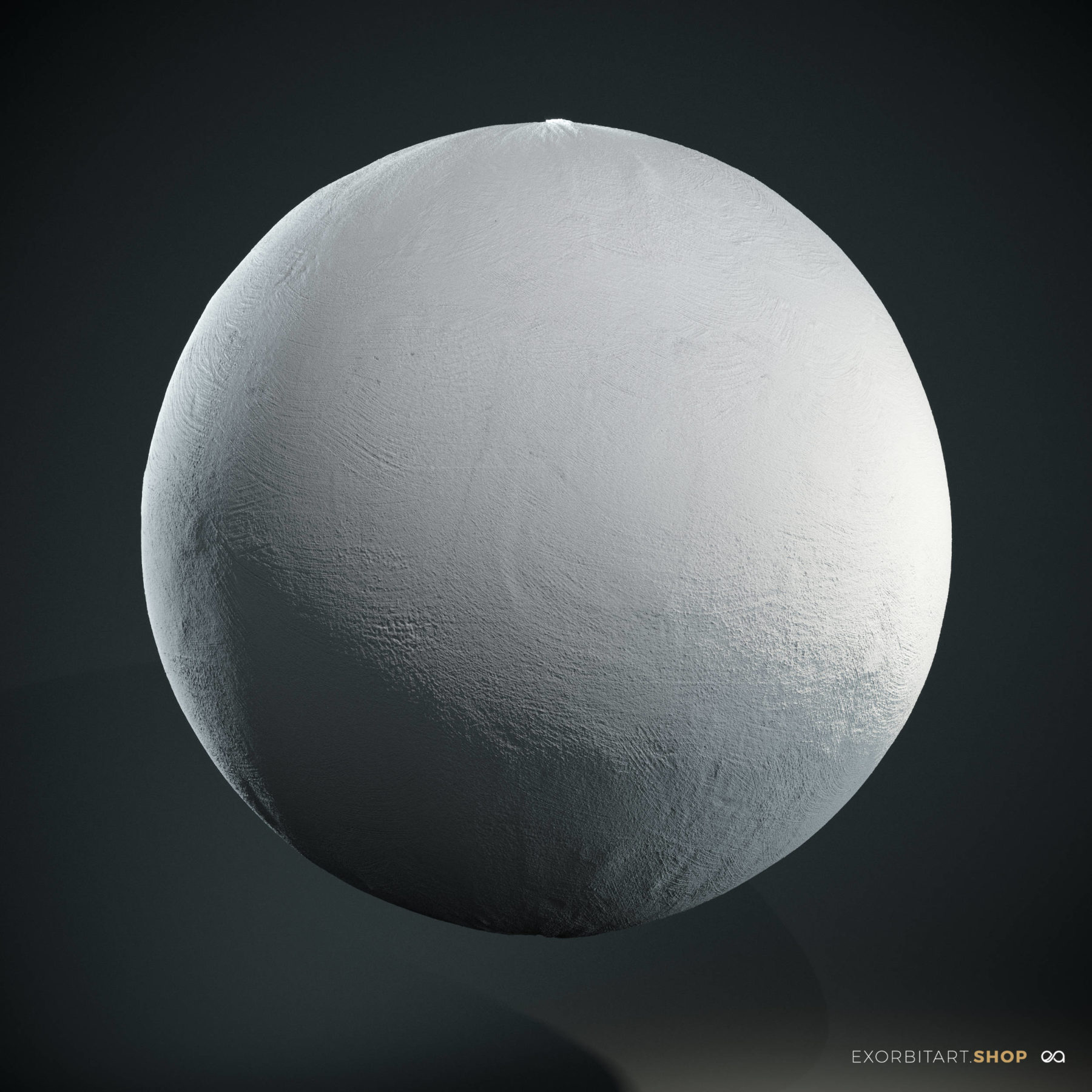 Scanned Seamless Smeared Plaster PBR Texture